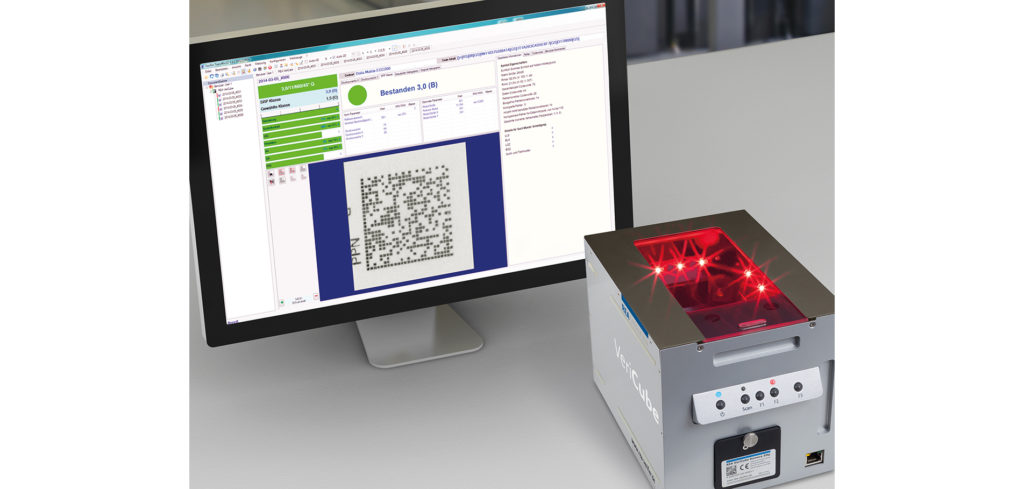 Prüfgerät REA VeriCube – Stationäres Barcode Verifizierungssystem